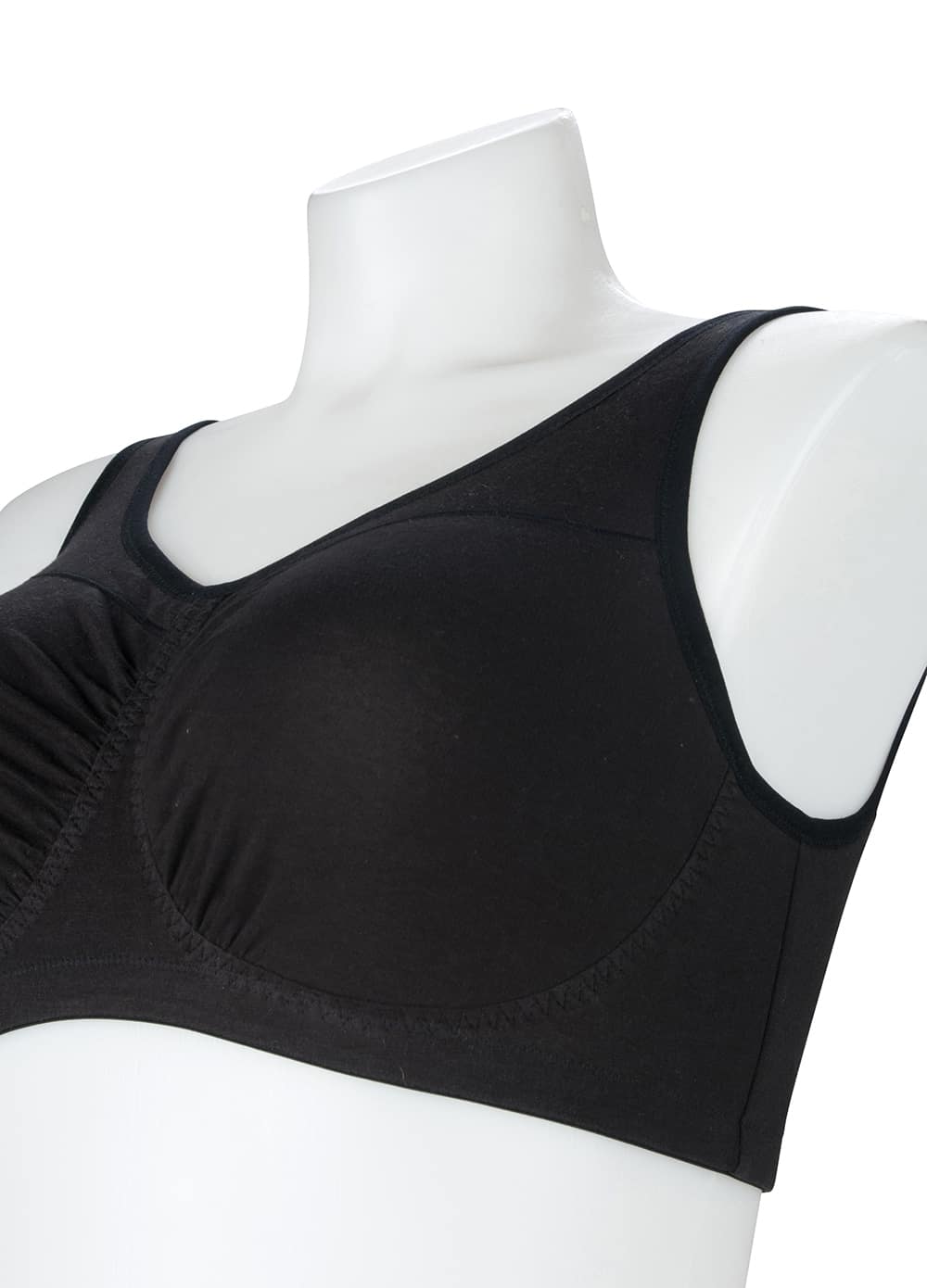 Wirefree Cotton Leisure Bra - Plus Size Bras